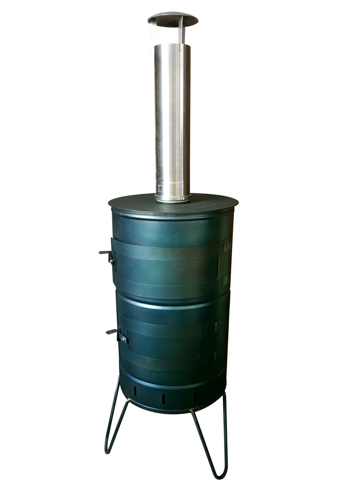 165 Liter – Feuerfass mit Stehtischaufsatz - Die Stahlbude - Feuerkörbe ...